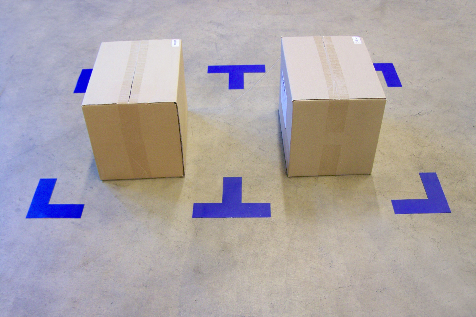 Floor Marking Shape- T's, Sup V,6x6x3, ST Edge | Alabama Safety Products