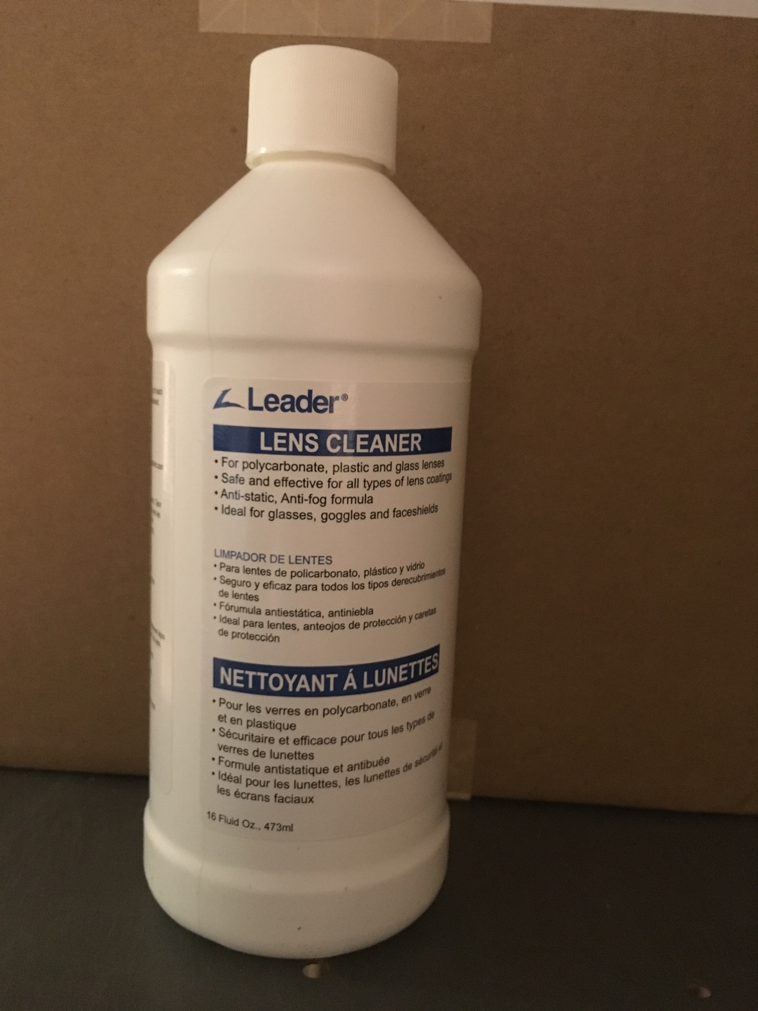 Lens Cleaning Solution - 16 oz. bottle | Alabama Safety Products