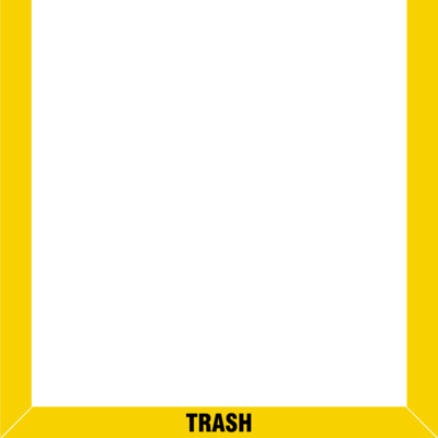 FLOOR MARKING KIT FOR TRASH, 56"X80 | Alabama Safety Products
